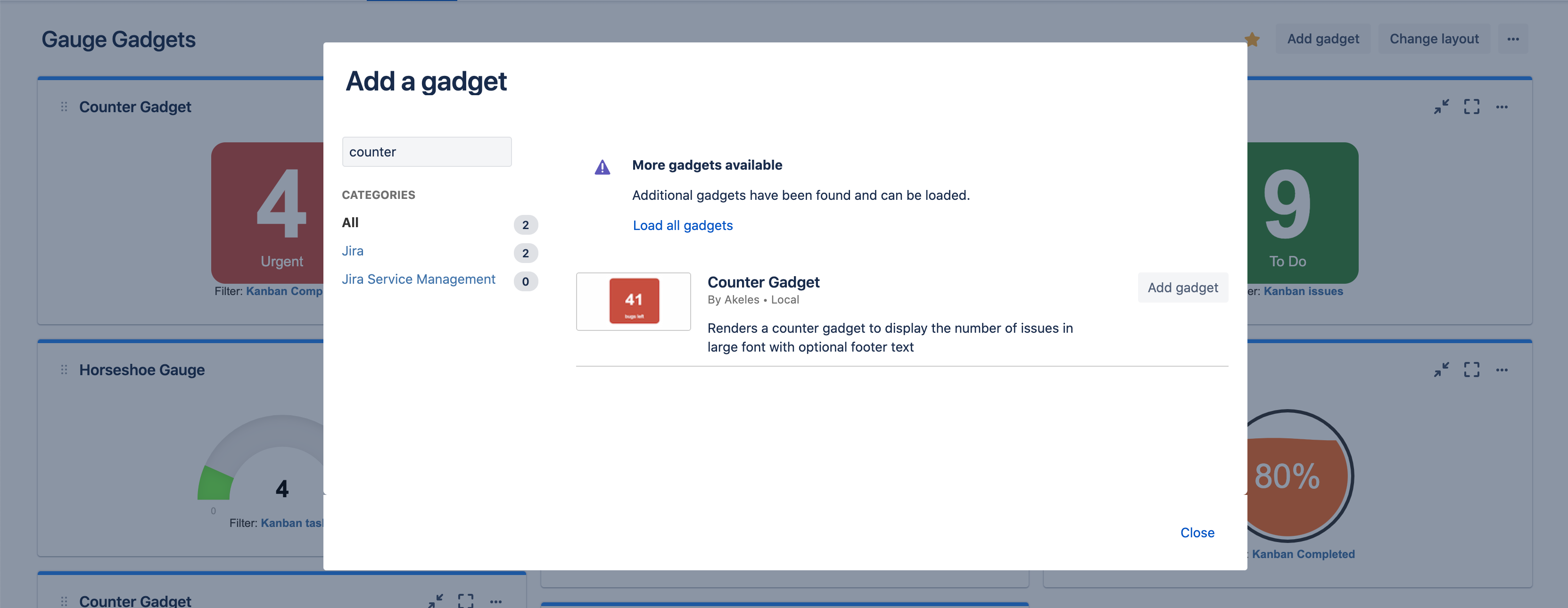 Configuring Counter Gadget | Akeles